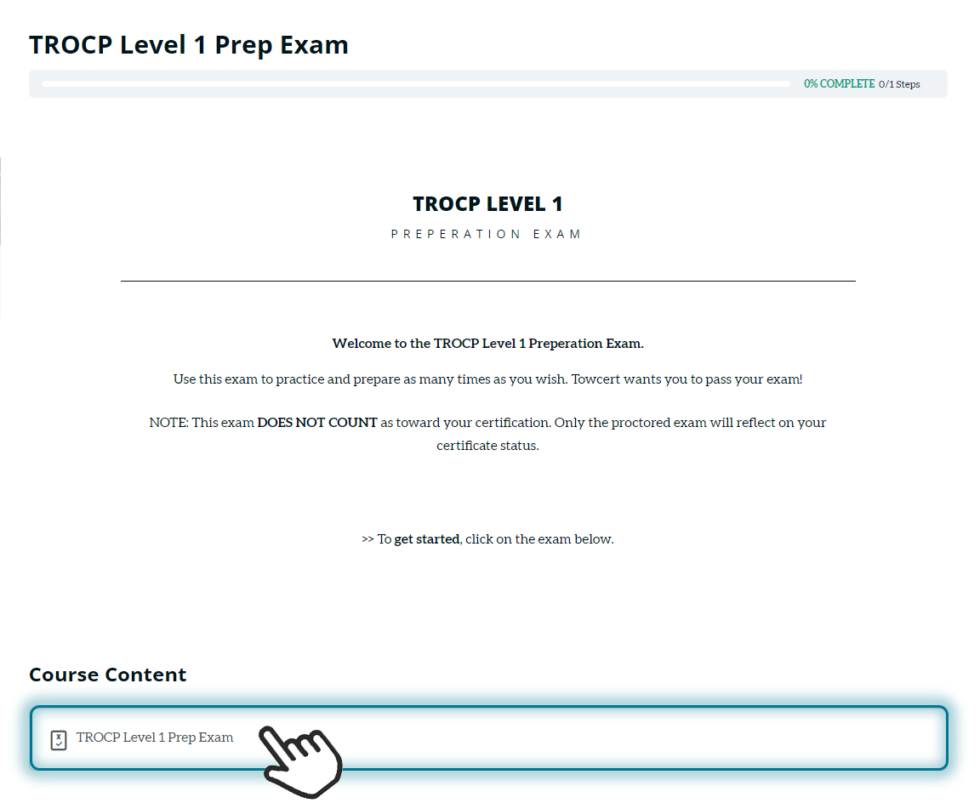 Practice - Towcert.com