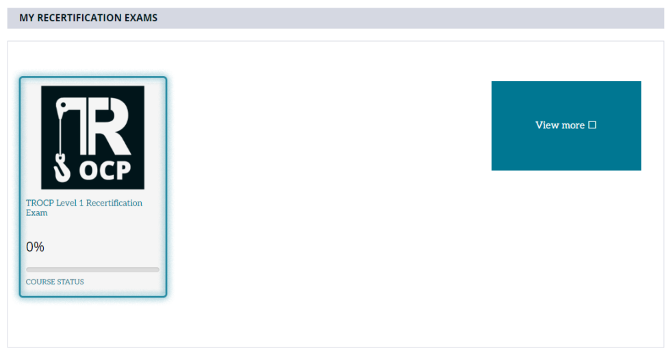 Recertification - Towcert.com